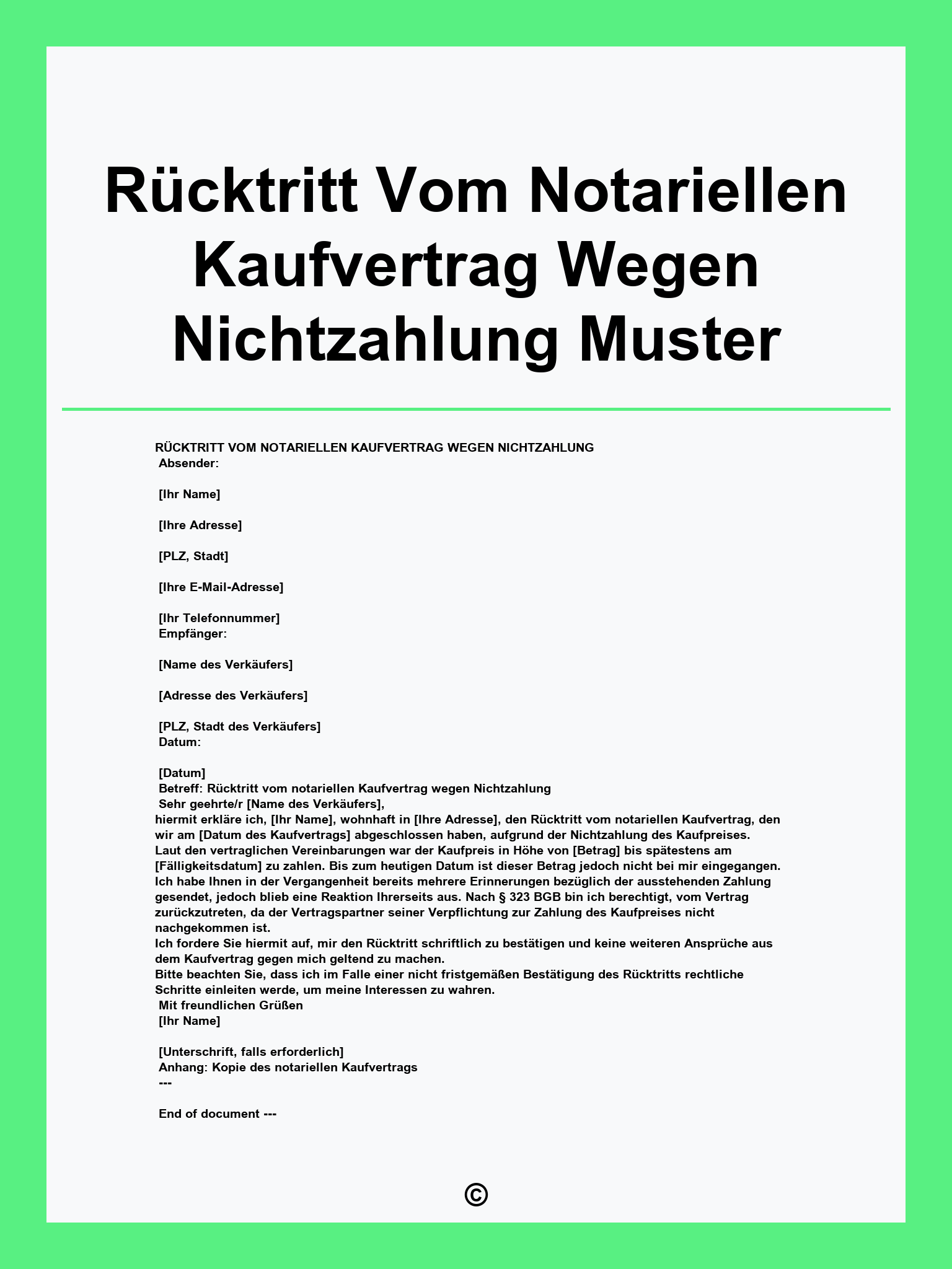 Rucktritt Vom Hausverkauf Seitens Kaufer